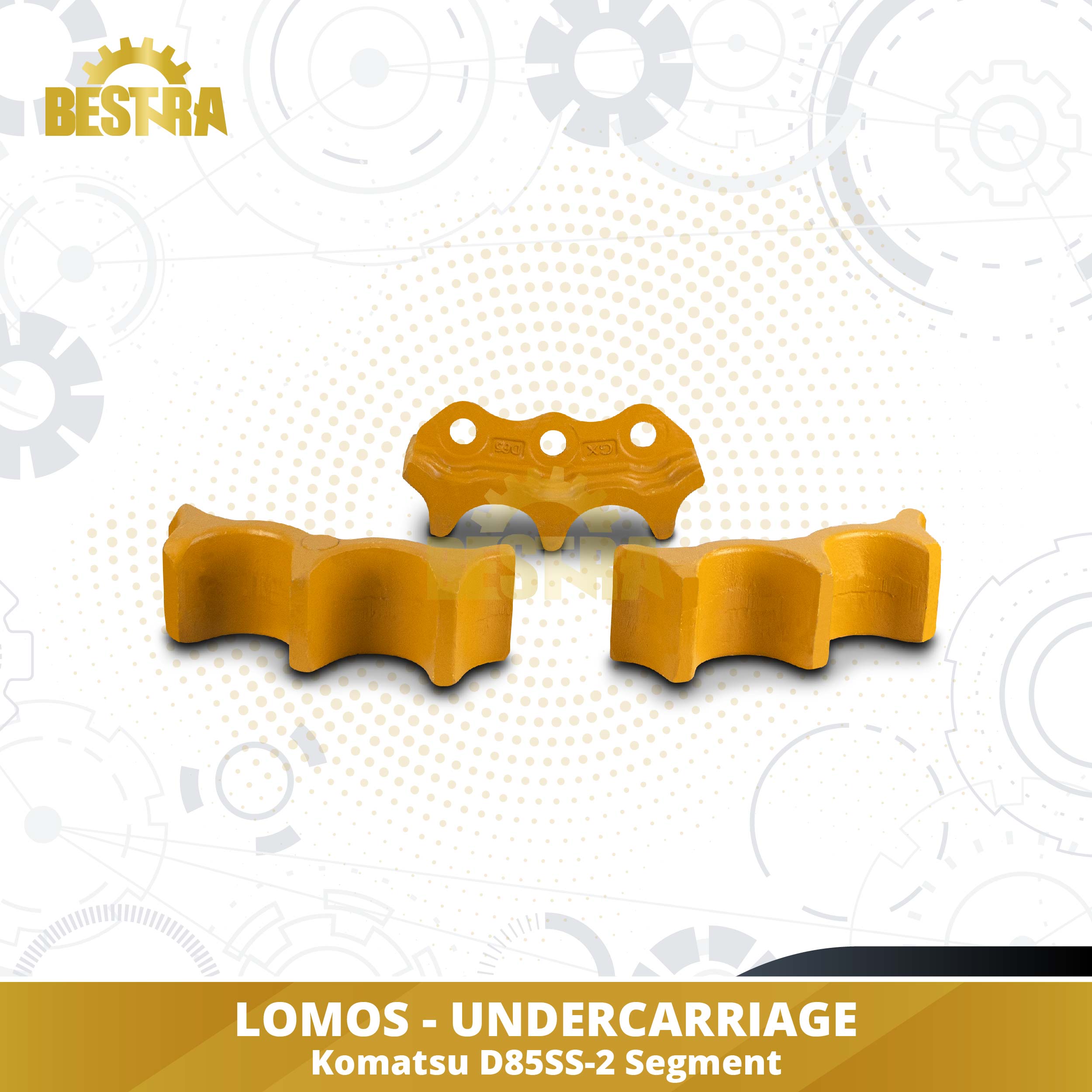 Jual LOMOS Undercarriage Komatsu D85SS-2 Segment